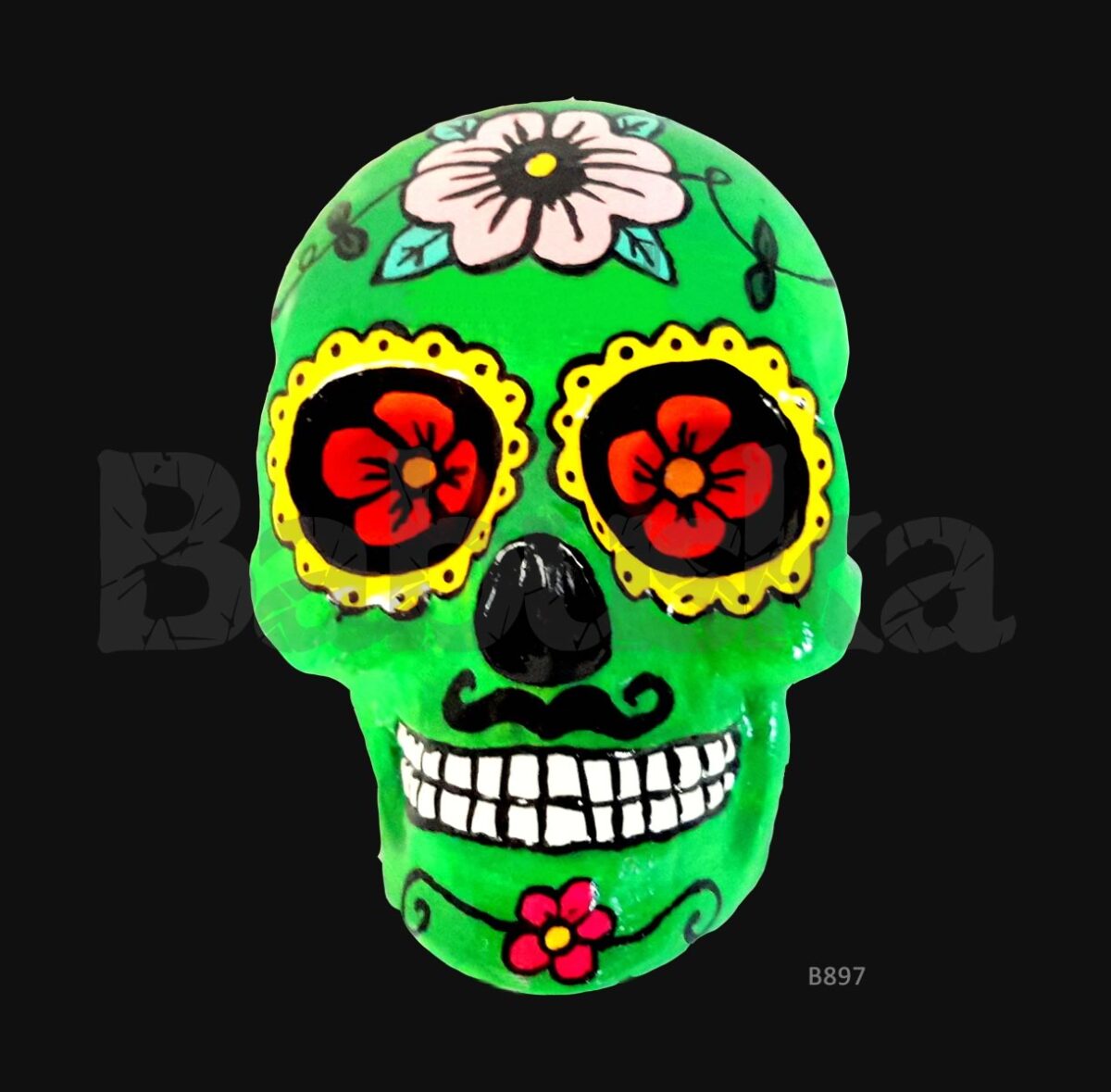 Calavera Corazón - Calaveras mexicanas - Piezas de yeso - Babuska